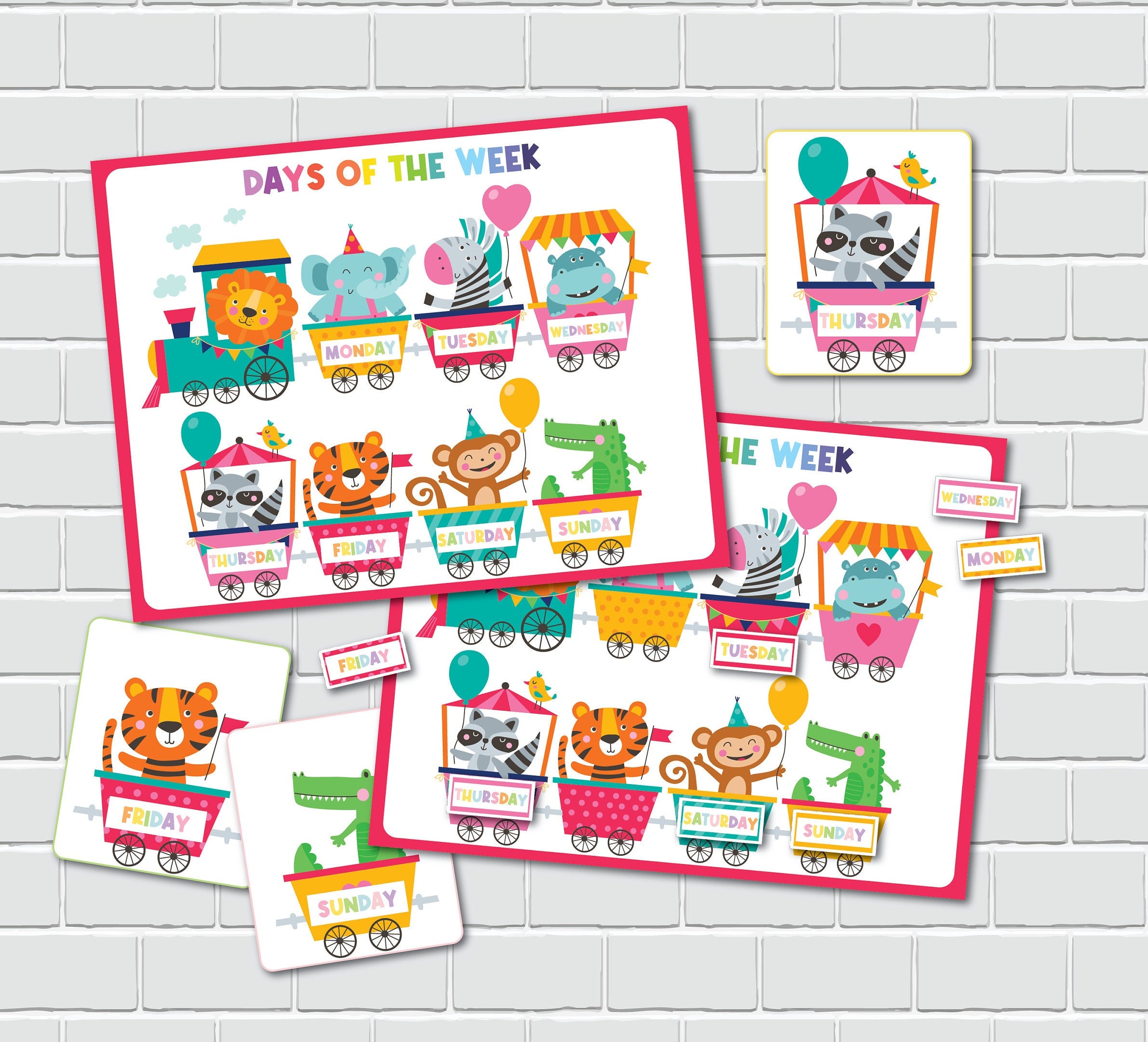 Days of the Week Printable Activity for Kids. Circle Time Learning ...