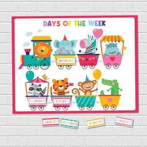 Days of the Week Printable Activity for Kids. Circle Time Learning ...