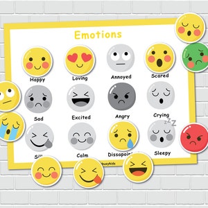 Emotions Matching Activity for Kids, Preschool Printable Activity ...