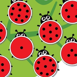 Ladybug Matching Activities, Preschool Math, Toddler Busy Book ...