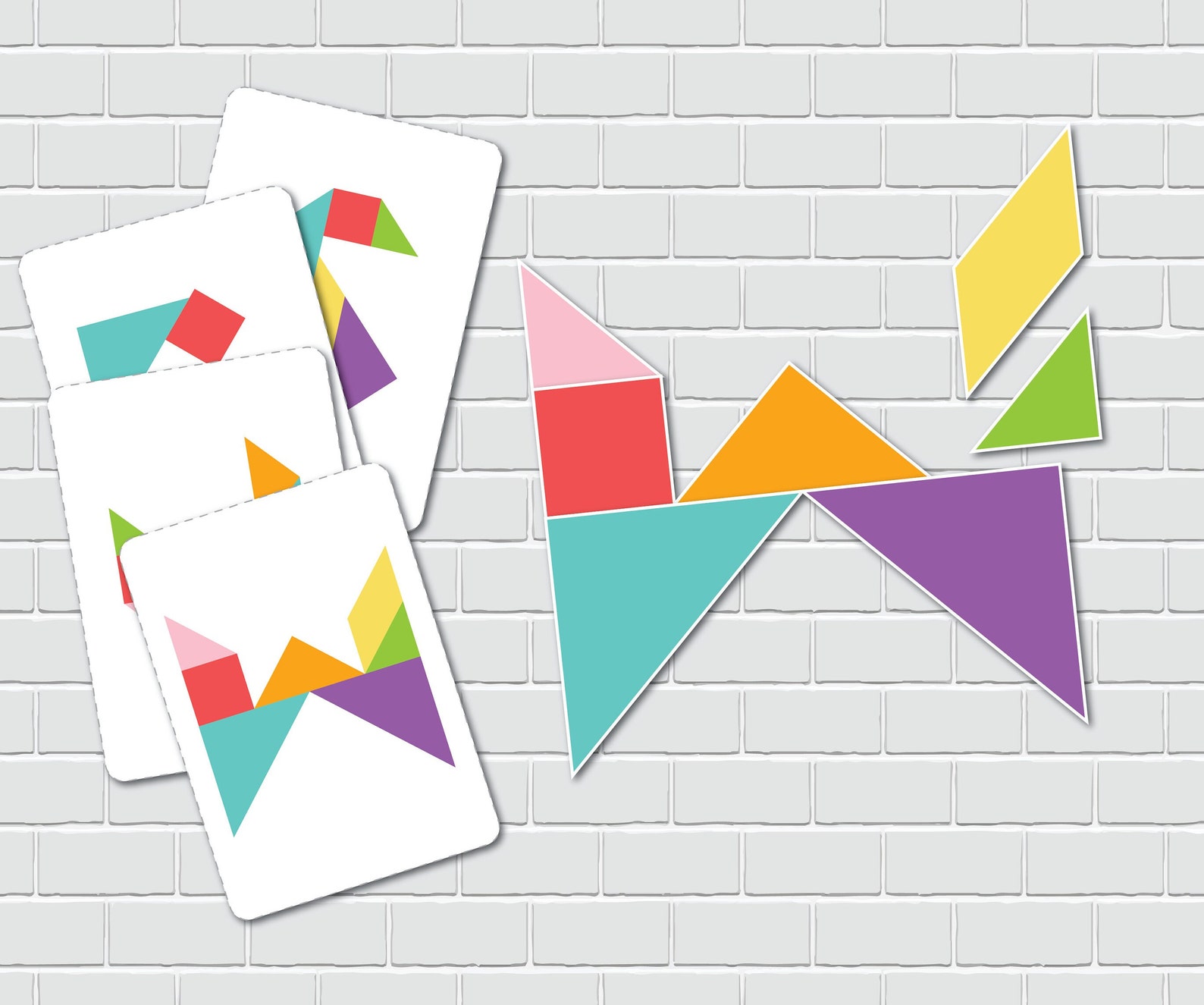 Alphabet Tangrams, ABC Puzzle for Preschool and Kindergarten ...