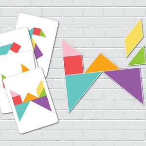 Alphabet Tangrams, ABC Puzzle for Preschool and Kindergarten ...