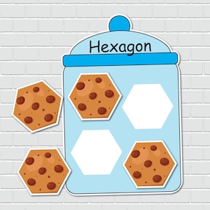 Cookie Jar Shapes Matching Game, Preschool Learning (digital Download ...
