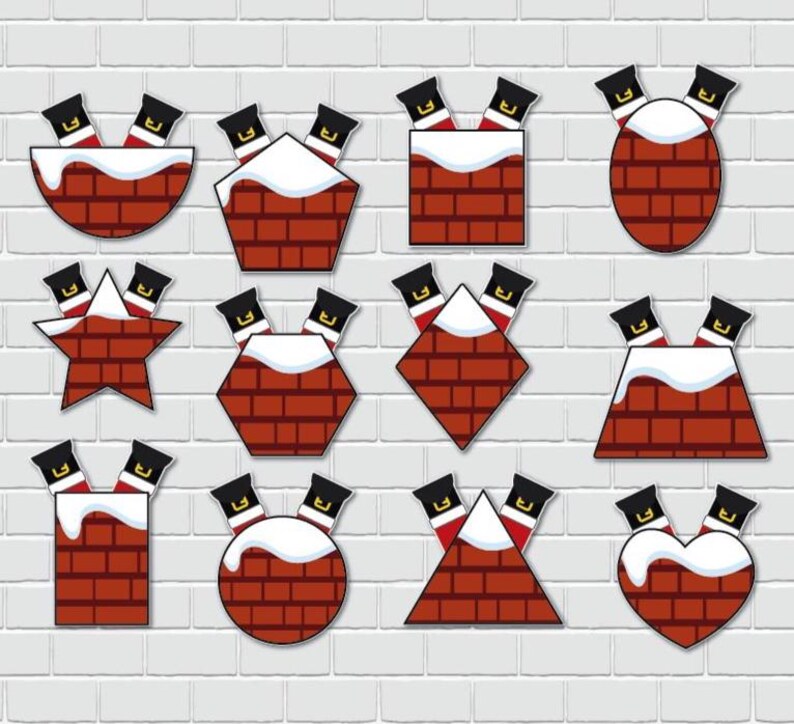 Christmas Shapes Matching Game: Preschool Learning Activity (digital ...