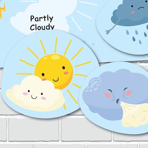 Weather Matching Activity, Toddler Busy Book Page, Learning Binder ...