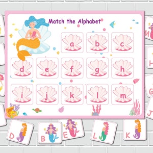 Mermaids Busy Book Pages, Toddler Learning Binder, Preschool Quiet Book ...