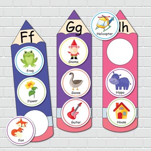 Alphabet Matching Activity for Kids, ABC Busy Book, Preschool Learning ...