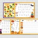 Halloween Busy Book, Toddler Learning Binder, Autumn Printable ...