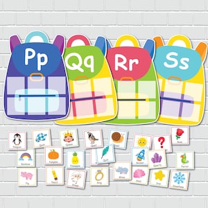 ABC Matching Activity for Kids, Alphabet Busy Book, Preschool Learning ...