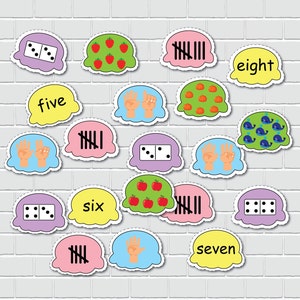 Ice Cream Matching Numbers Printable Activity for Kids. Homeschool ...