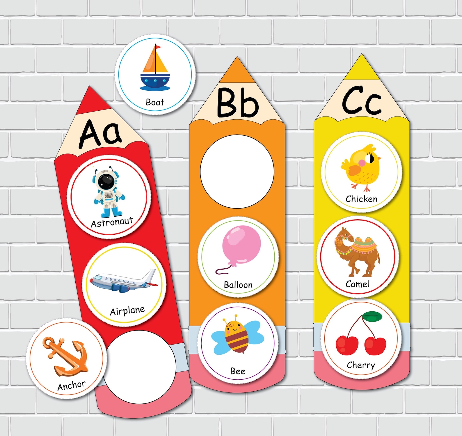 Alphabet Matching Activity for Kids, ABC Busy Book, Preschool Learning ...