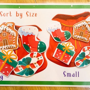 Christmas Busy Book for Toddler. Preschool Learning Binder. Pre-k ...