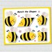 Bee Shape Matching Activity, 2D Shapes, Busy Book Page, File Folder ...