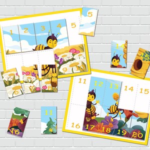 Bee Busy Book, Preschool Learning Binder, Homeschool Curriculum,pre-k ...