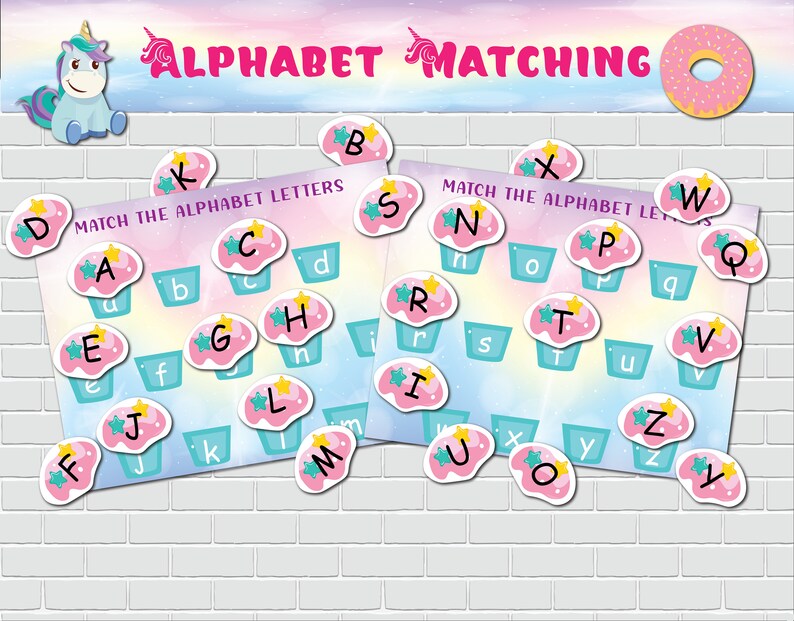 Unicorns Busy Book Preschool Learning Binder Printable - Etsy