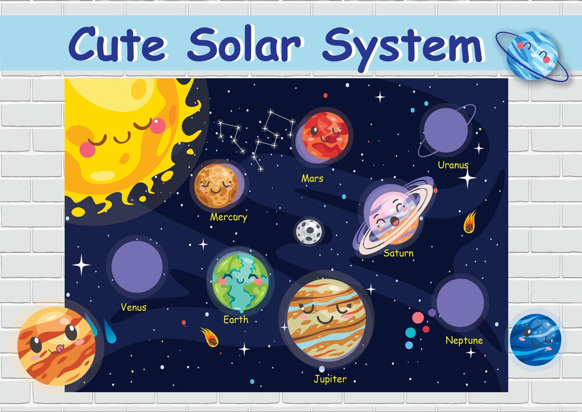 Solar System Outer Space Universe Printable Activities - Etsy