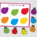 Ladybug Color Matching Activity, Toddler Printable, Montessori ...