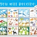Animals Matching Activity Preschool Worksheets Toddler Busy - Etsy