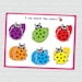 Ladybug Color Matching Activity, Toddler Printable, Montessori ...