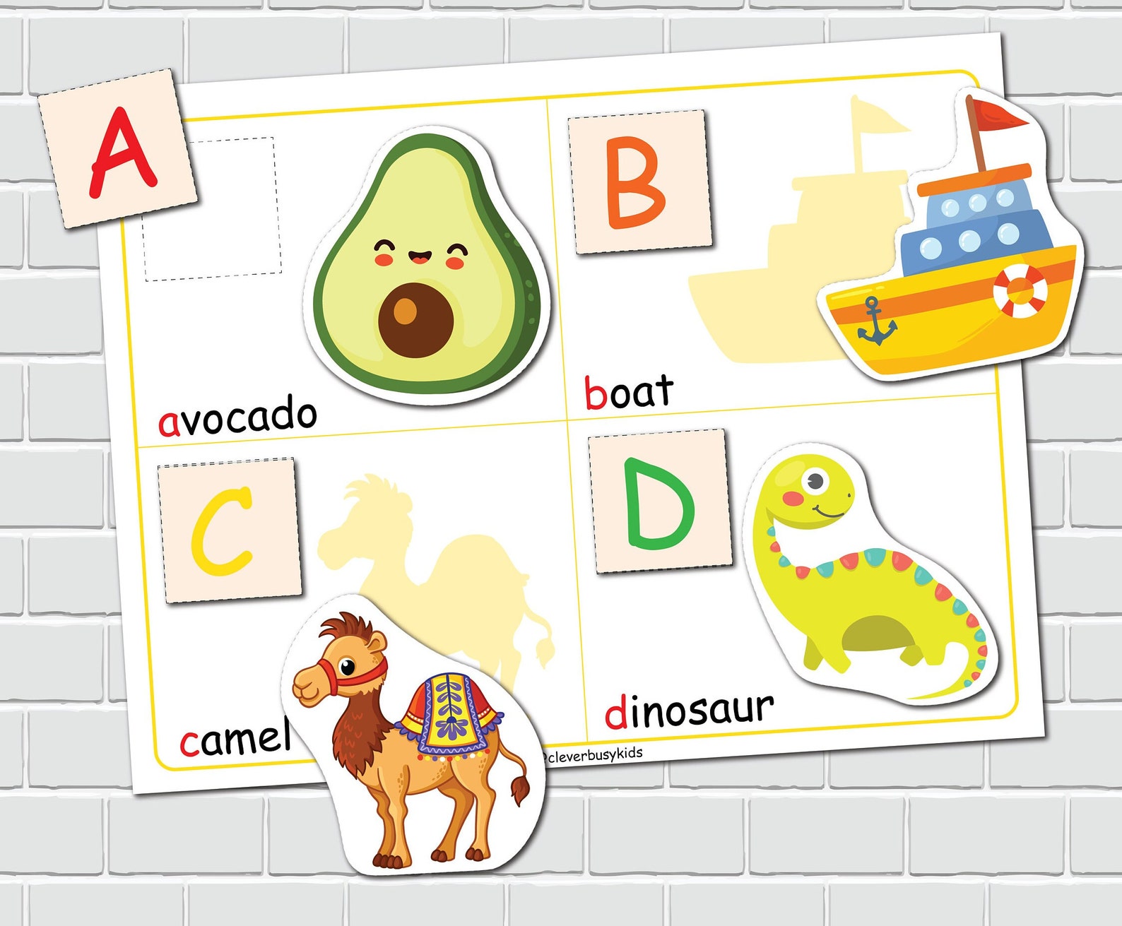 Alphabet Busy Book Pages Preschool Curriculum Toddler ABC - Etsy