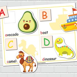 Alphabet Busy Book Pages, Preschool Curriculum, Toddler ABC Worksheets ...