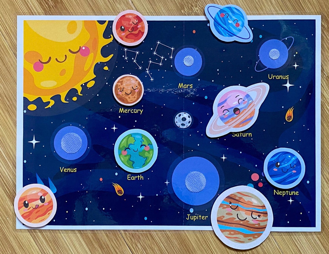 Solar System Outer Space Universe Printable Activities - Etsy