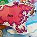 Continents Busy Book Activity for Kids Learning Binder Pre-k Quiet Book ...