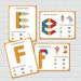 Alphabet Pattern Blocks Activity, STEM Challenge Cards for Preschool ...