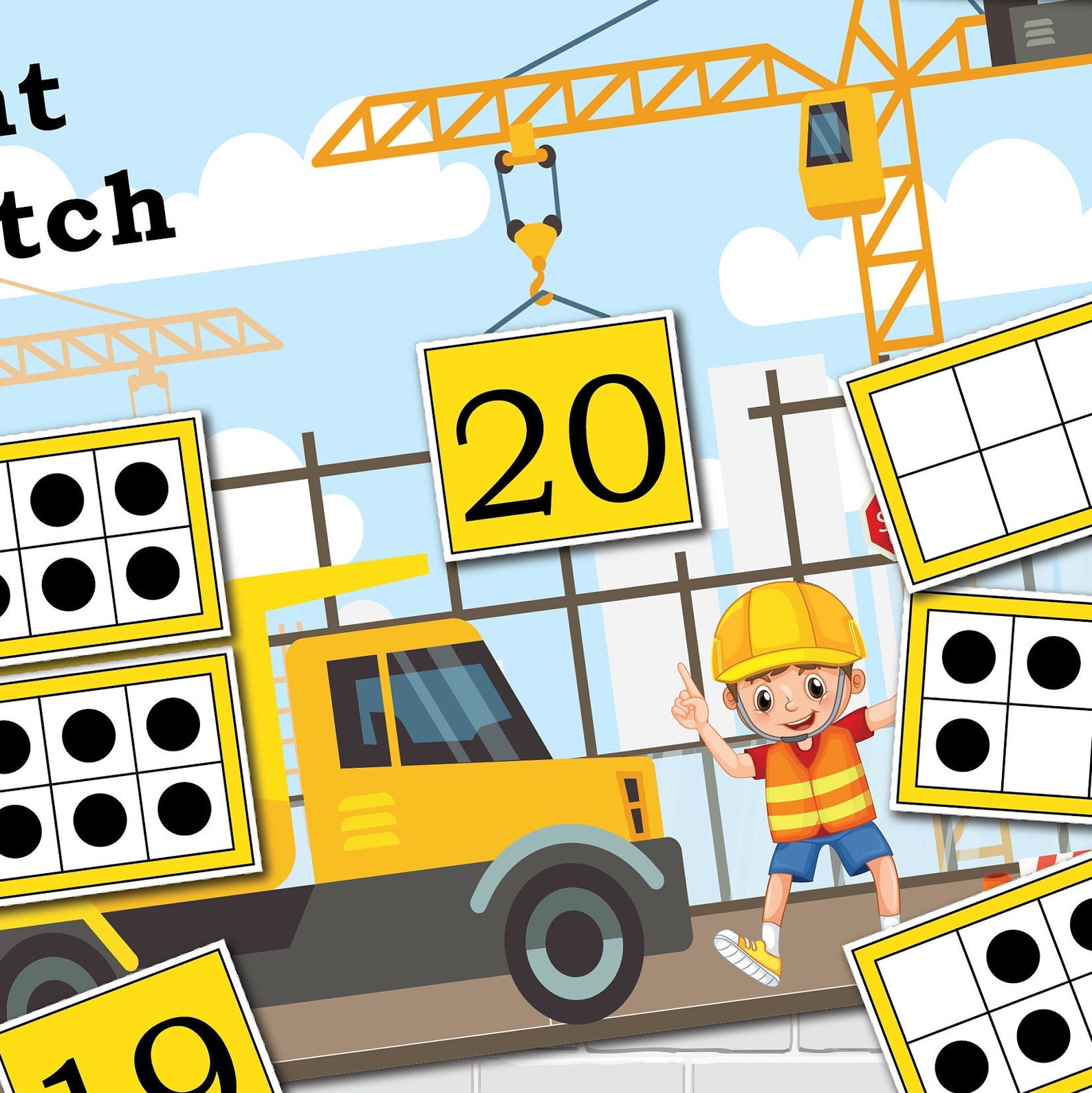 Counting Construction Activity Preschool Math Busy Book - Etsy