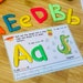 Alphabet Play Dough Mats, ABC Printable Play Doh, Preschool Activities ...