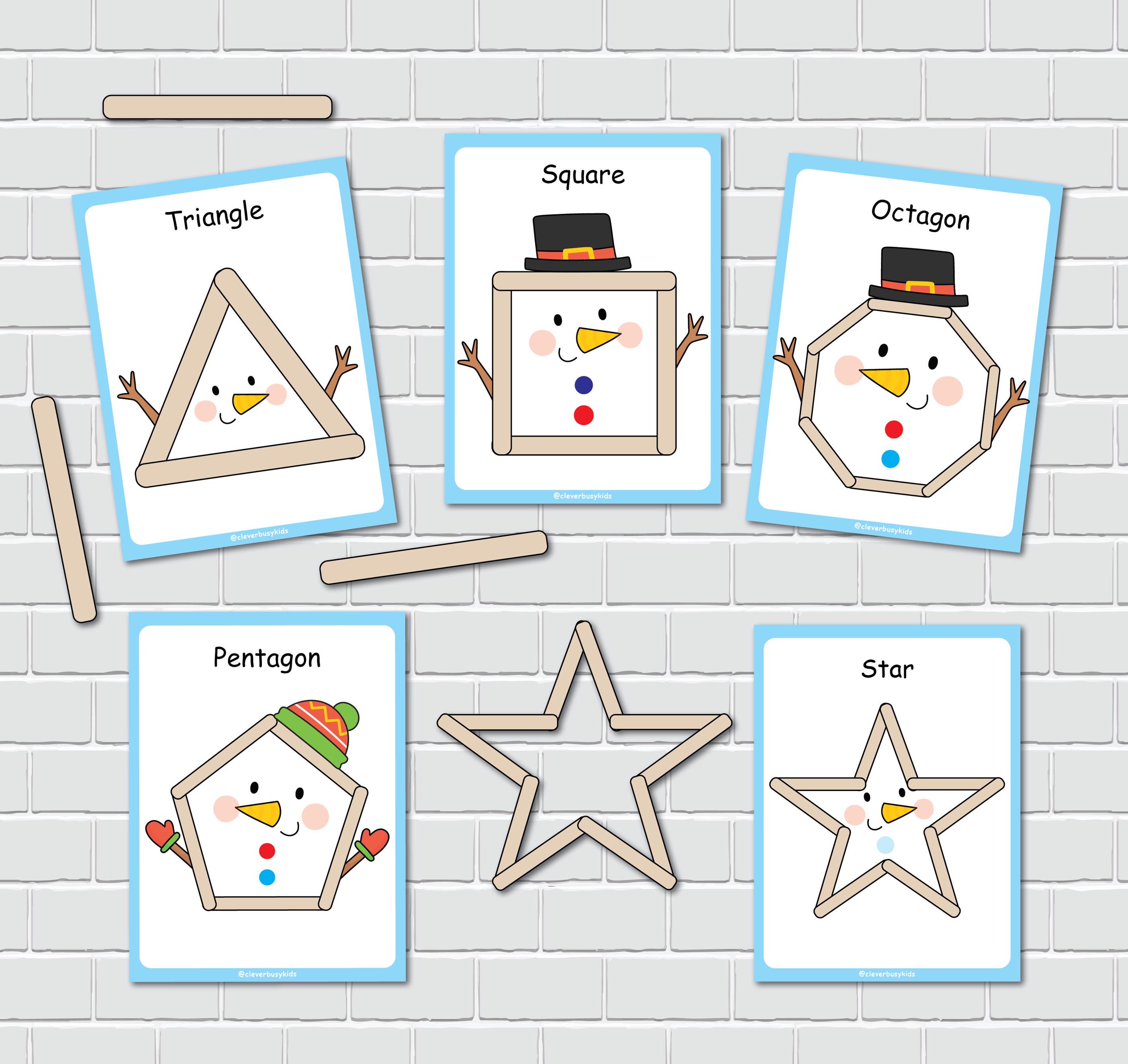Snowman Popsicle Sticks Activity for Kids, Winter Activities, Fine ...