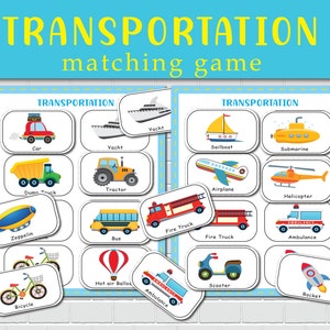 Vehicles Busy Book Preschool Learning Binder Toddler Quiet Book Cars ...