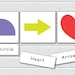 2D Shapes Flashcards, 3 Part Flash Cards, Geometric Shapes, Montessori ...