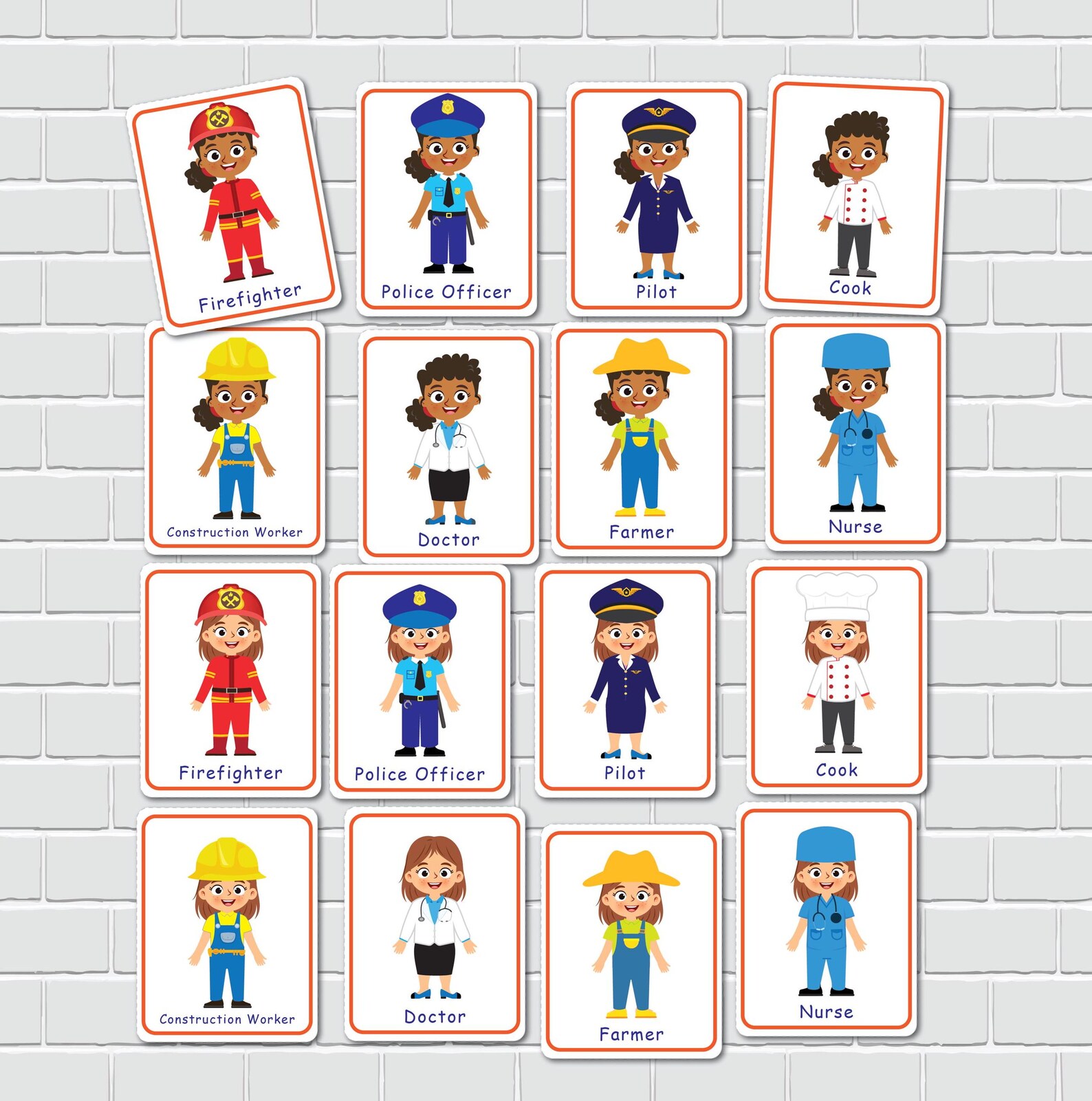 Community Helpers Dress up Preschool Printable Worksheets Professions ...