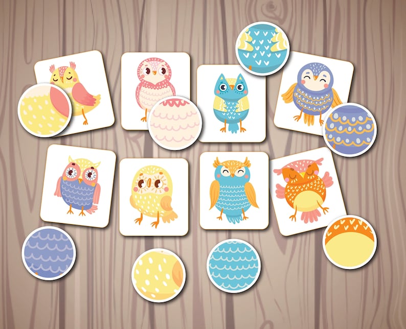 Pattern Matching Activity, Toddler Matching Cards, Preschool Printables ...