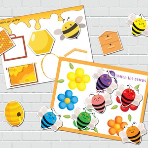 Bee Busy Book, Preschool Learning Binder, Homeschool Curriculum,pre-k ...