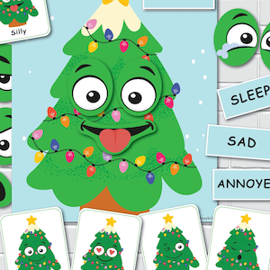 Christmas Tree Emotions Activity for Kids, Preschool Feelings ...