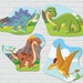Dinosaurs Lacing Cards, Preschool Fine Motor Skills Activity, Toddler ...