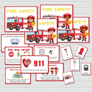 Fire Station Pretend Play, Printable Firefighter Dramatic Play ...