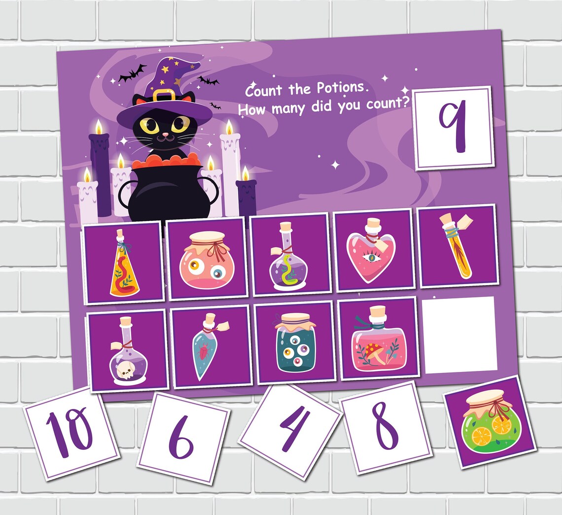 Halloween Busy Book Toddler Learning Binder Autumn Printable - Etsy
