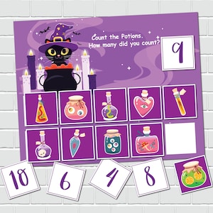 Halloween Busy Book, Toddler Learning Binder, Autumn Printable ...