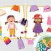 Dress up Printable Activity Four Seasons File Folder Games Toddler ...