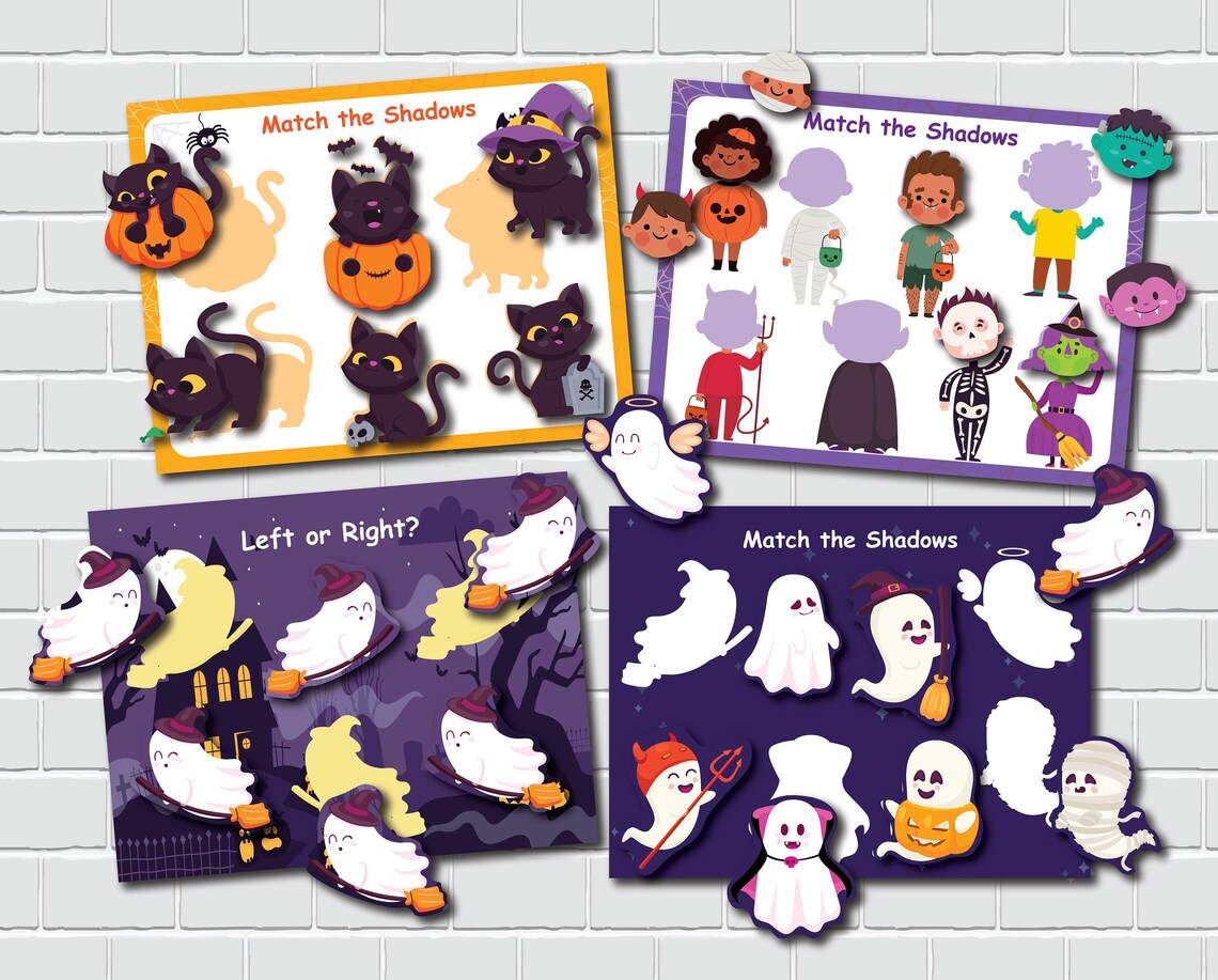 Halloween Busy Book Toddler Learning Binder Autumn Printable - Etsy