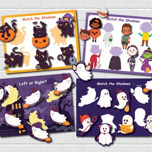 Halloween Busy Book, Toddler Learning Binder, Autumn Printable ...