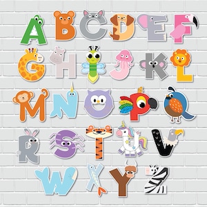 Alphabet Letters Craft for Kids, Uppercase Letter Recognition, Toddler ...