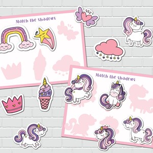 Unicorn Busy Book, Preschool Learning Binder, Toddler Printable ...