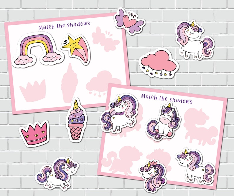 Unicorn Busy Book Preschool Learning Binder Toddler - Etsy