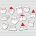 Santa Shapes Matching Activity, 2D Shapes, Christmas Busy Book Page ...