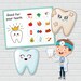 Dentist Dramatic Play, Dental Office Pretend Play, Printable Dramatic ...