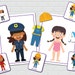 Community Helpers Dress up Preschool Printable Worksheets Professions ...